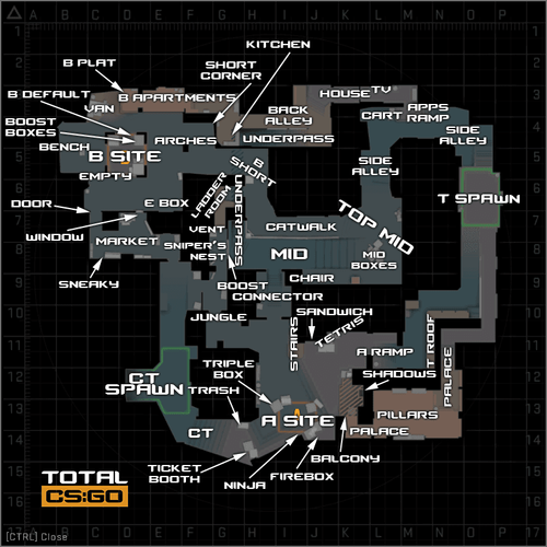 All CS:GO & CS2 Callouts - Interactive Maps (2025) | Total CS